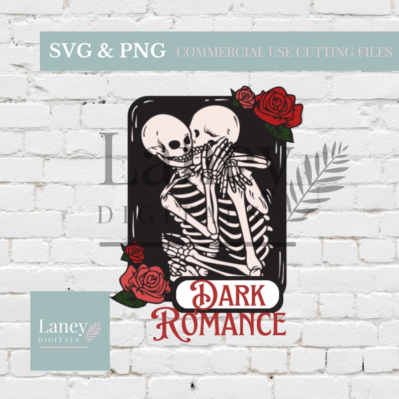 Dark Romance Skeleton SVG PNG: Spicy Book Reader (digital Download) - Etsy