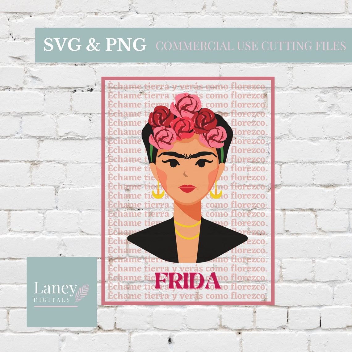 Frida Svg Frida Kahlo Svg Mexican Art Svg Female Icon Svg - Etsy