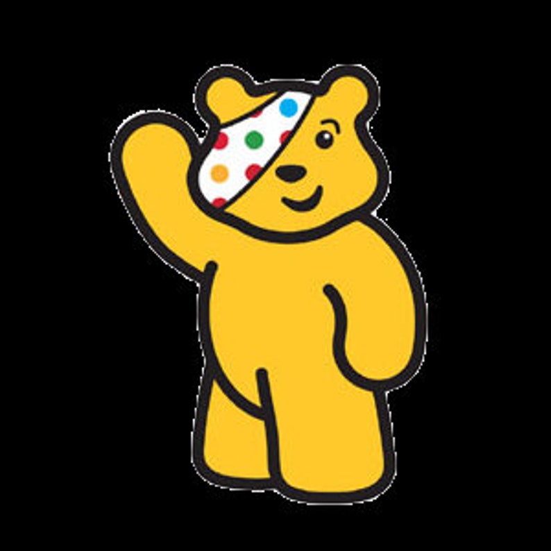 Children in Need Pudsey Bear SVG - Etsy Australia