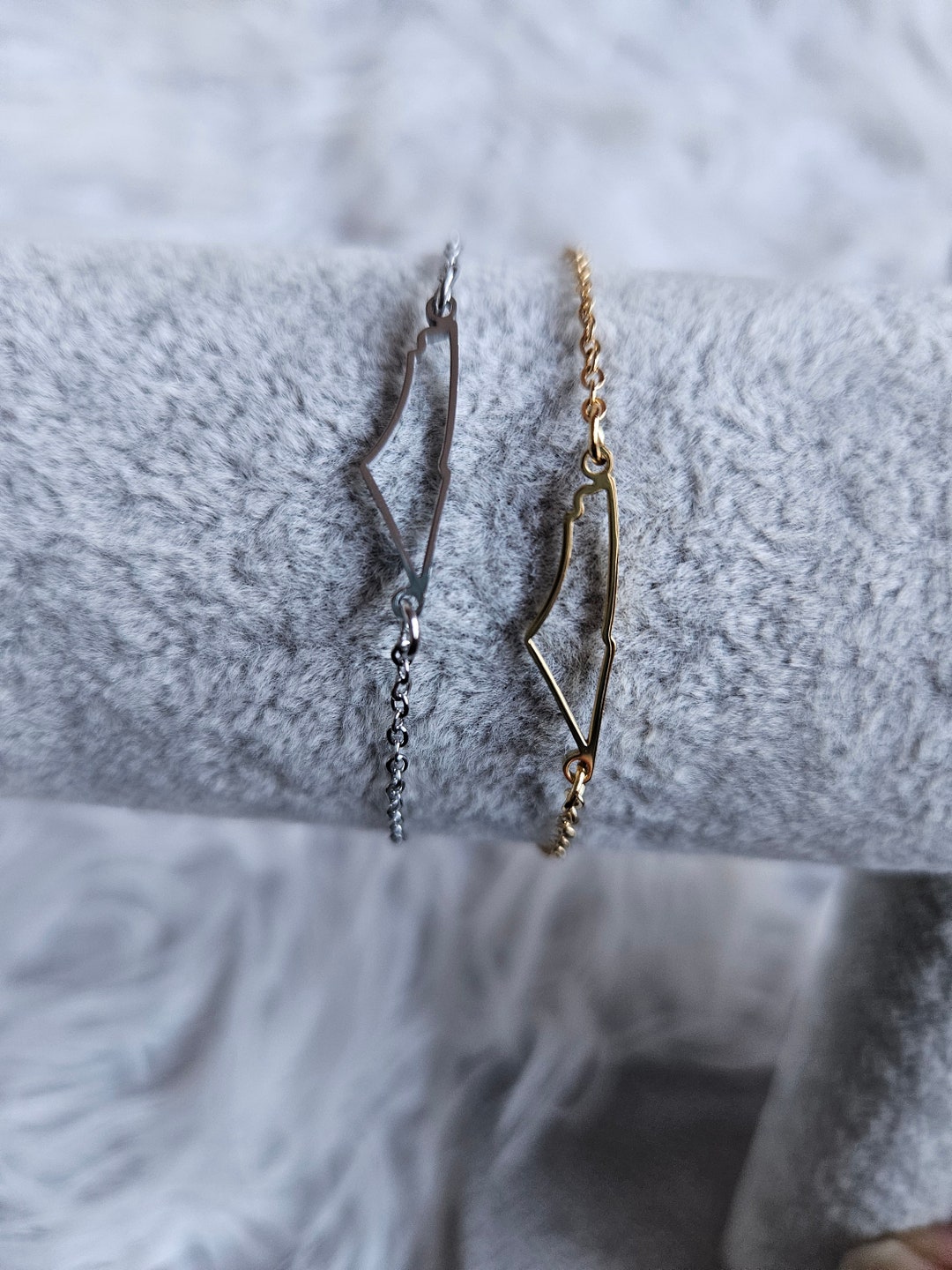 Palestine Bracelet Palestinian Jewelry Gold Silver Map - Etsy UK