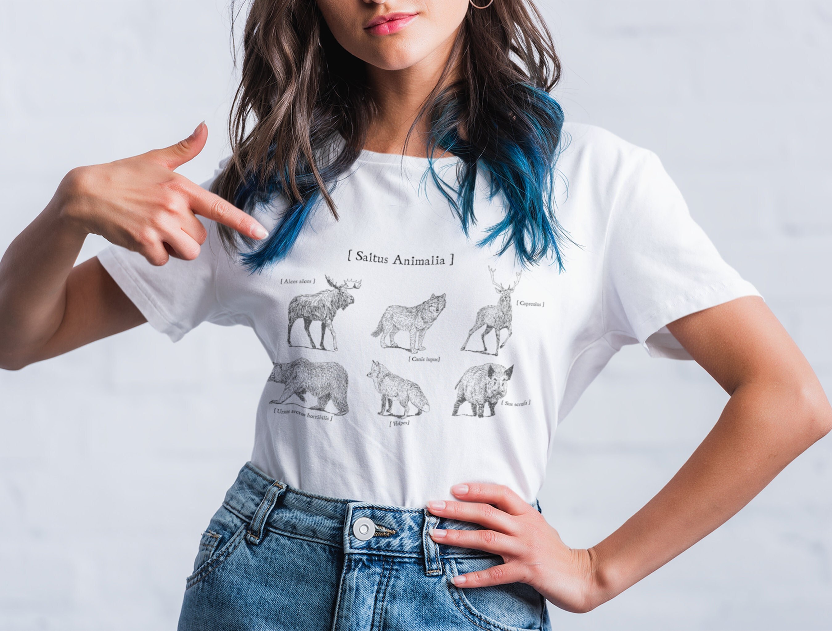 Boar Shirt Moose Art Work Animal Anatomy Zoology Shirt Scientific Names ...