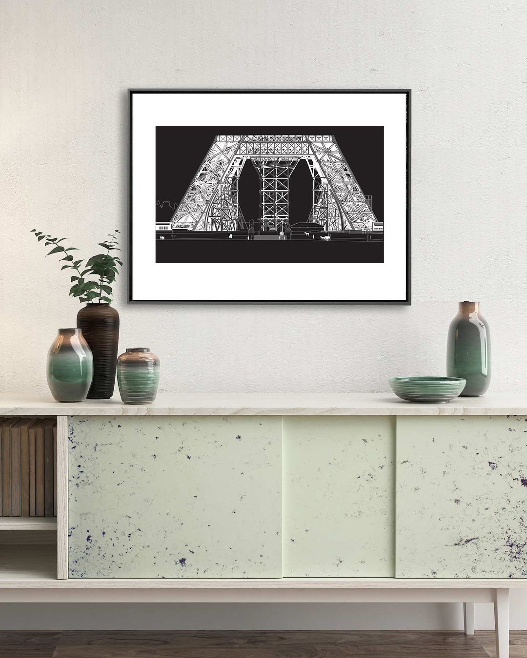 Eiffel Tower eiffel Tower Prints eiffel Tower Art landmark Poster ...
