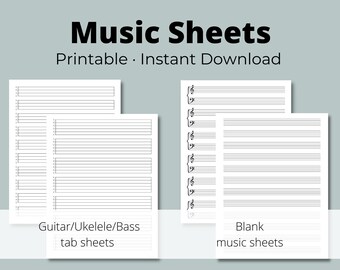 Printable Bass Tab - Etsy