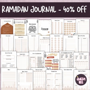 Ramadan Planner, Ramadan Journal, Muslim Planner Digital, Fasting ...