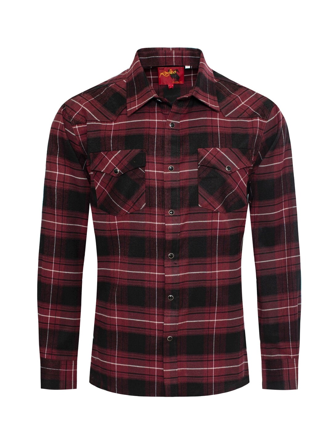Men's Western Flannel Shirts With Snap Buttons -FLS300-304 - Etsy