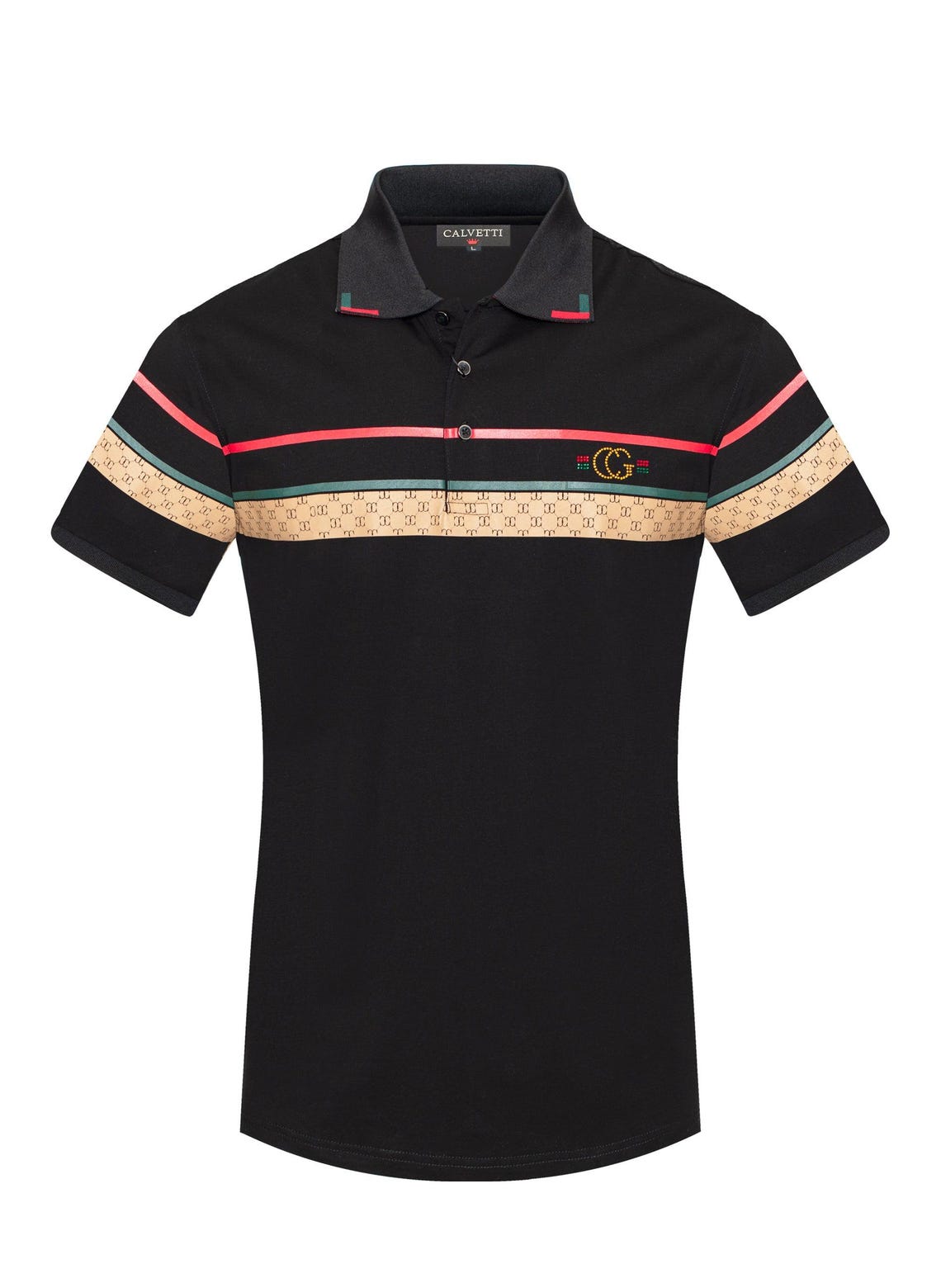 Men's Cotton/poly Fancy Polo Shirts-cs200-214 - Etsy