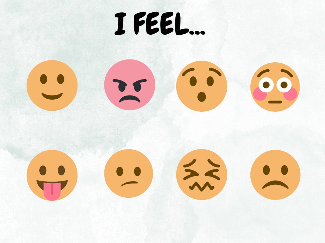 Child Feelings Chart Printable - Etsy