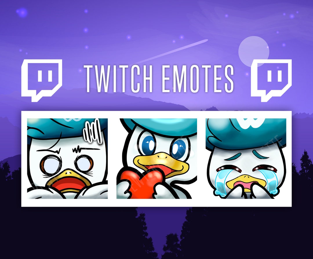 Pokemon Scarlet/violet Quaxly Emote Pack - Etsy