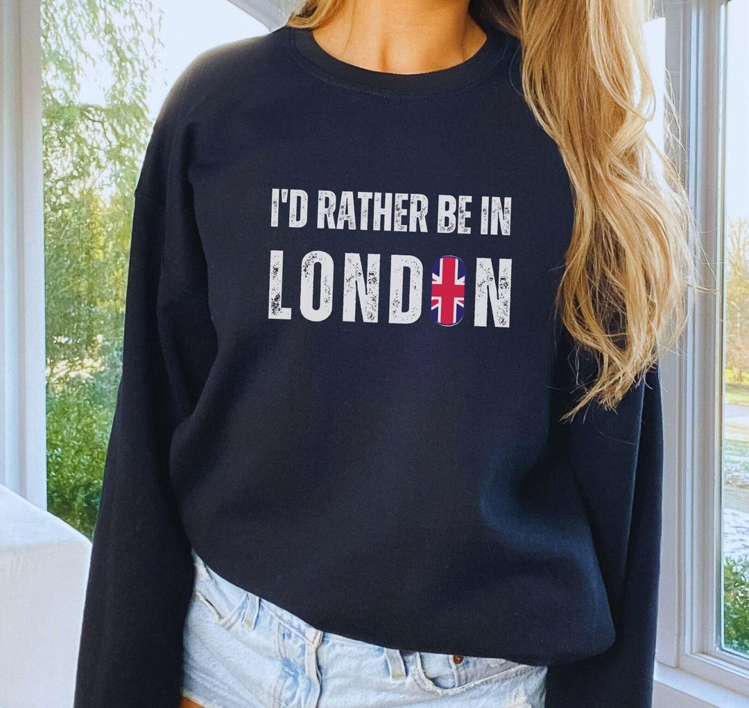 London England UK Sweatshirt, Cute London Union Jack Souvenir Shirt ...