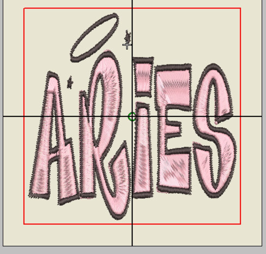 Aries Embroidery Design - Etsy