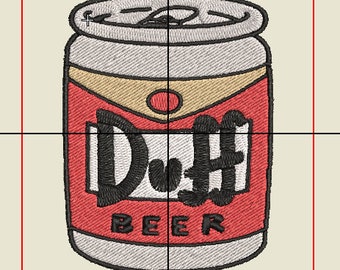 Cartoon Beer Embroidery Design, Embroidery Files, Embroidery Designs ...