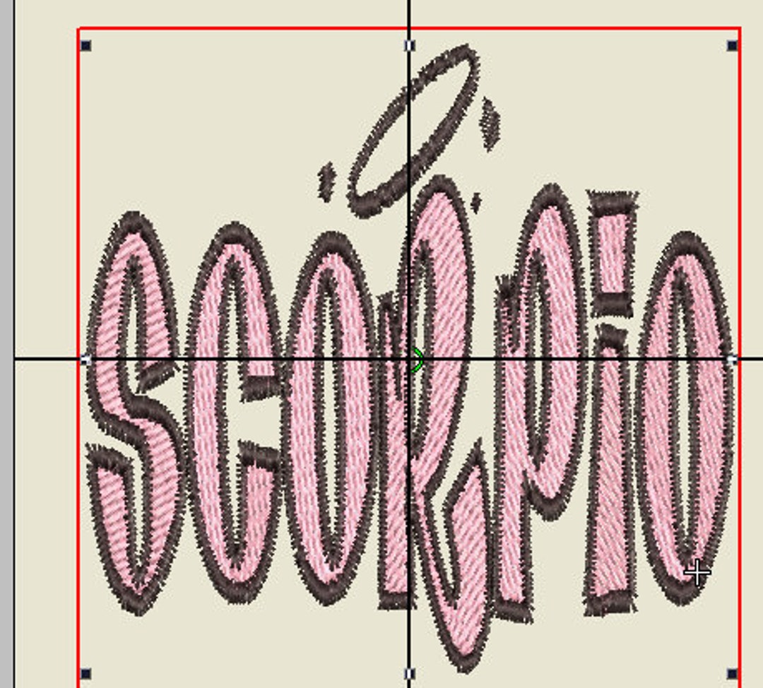 Scorpio Embroidery - Etsy