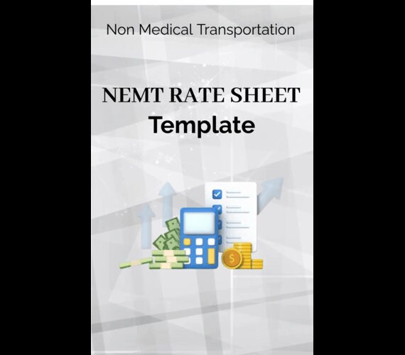 Nemt Rate Sheet Template, Non Medical Transportation Business, Nemt ...