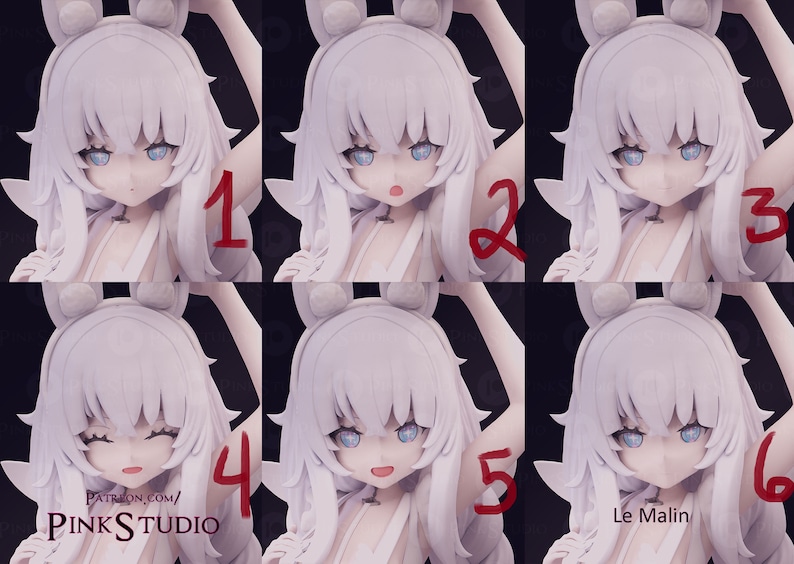 Le Malin: Listless Lapin Azur Lane / SFW & NSFW Figurine / - Etsy