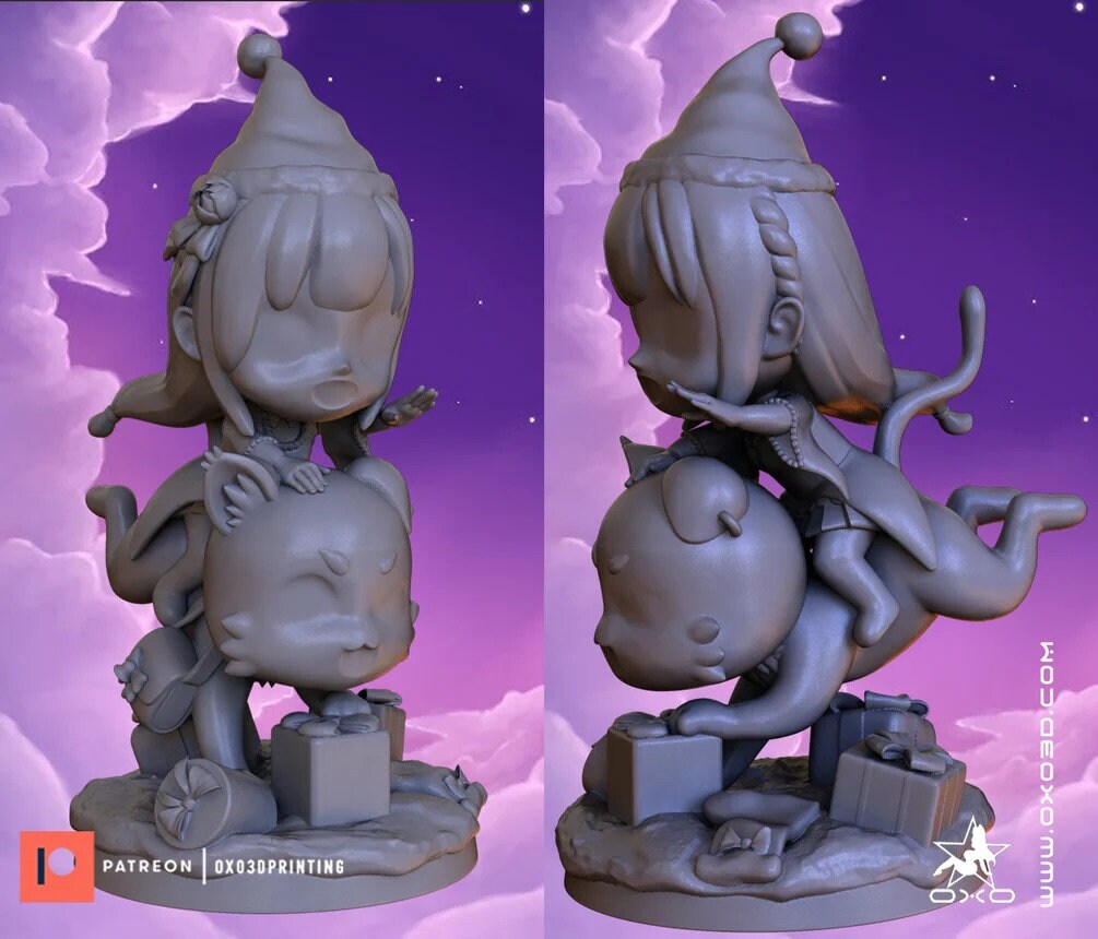 Emilia Chibi / Re ZERO / SFW & NSFW Figurine / 3D Printed - Etsy Finland