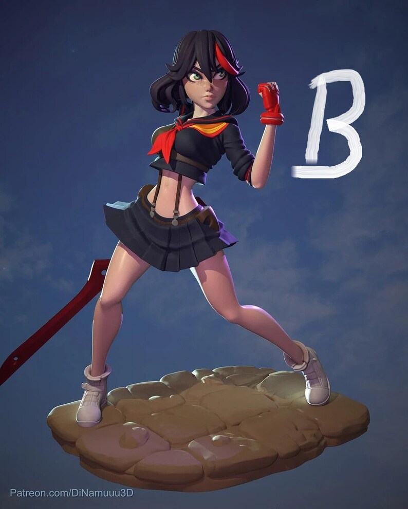 Ryuko Matoi Kill La Kill Sfw Nsfw 3d Printed Resin Etsy Australia
