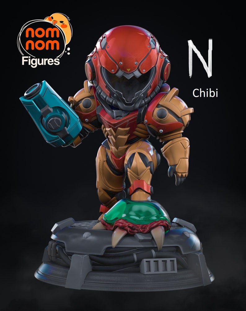 Samus Aran Metroid Sfw And Nsfw Figurine 3d Printed Etsy