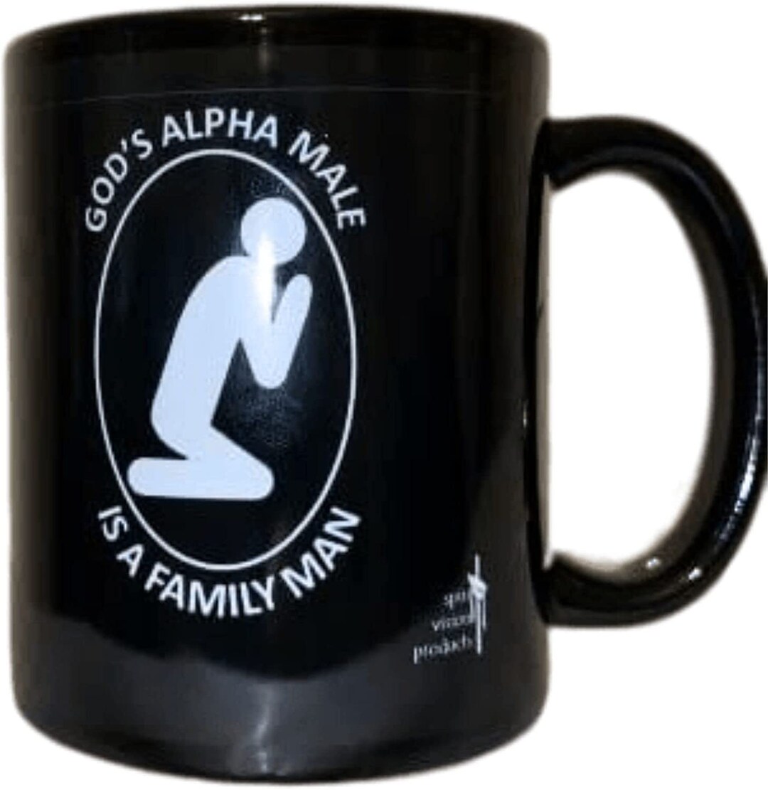 God's Alpha Male Coffee Mug - Alpha Power Ceramic Coffee Mug - the ...
