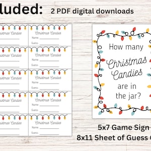 Guess How Many Christmas Candies, Christmas Games, Christmas Party ...