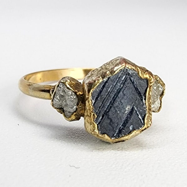 Raw Gem Ring - Etsy