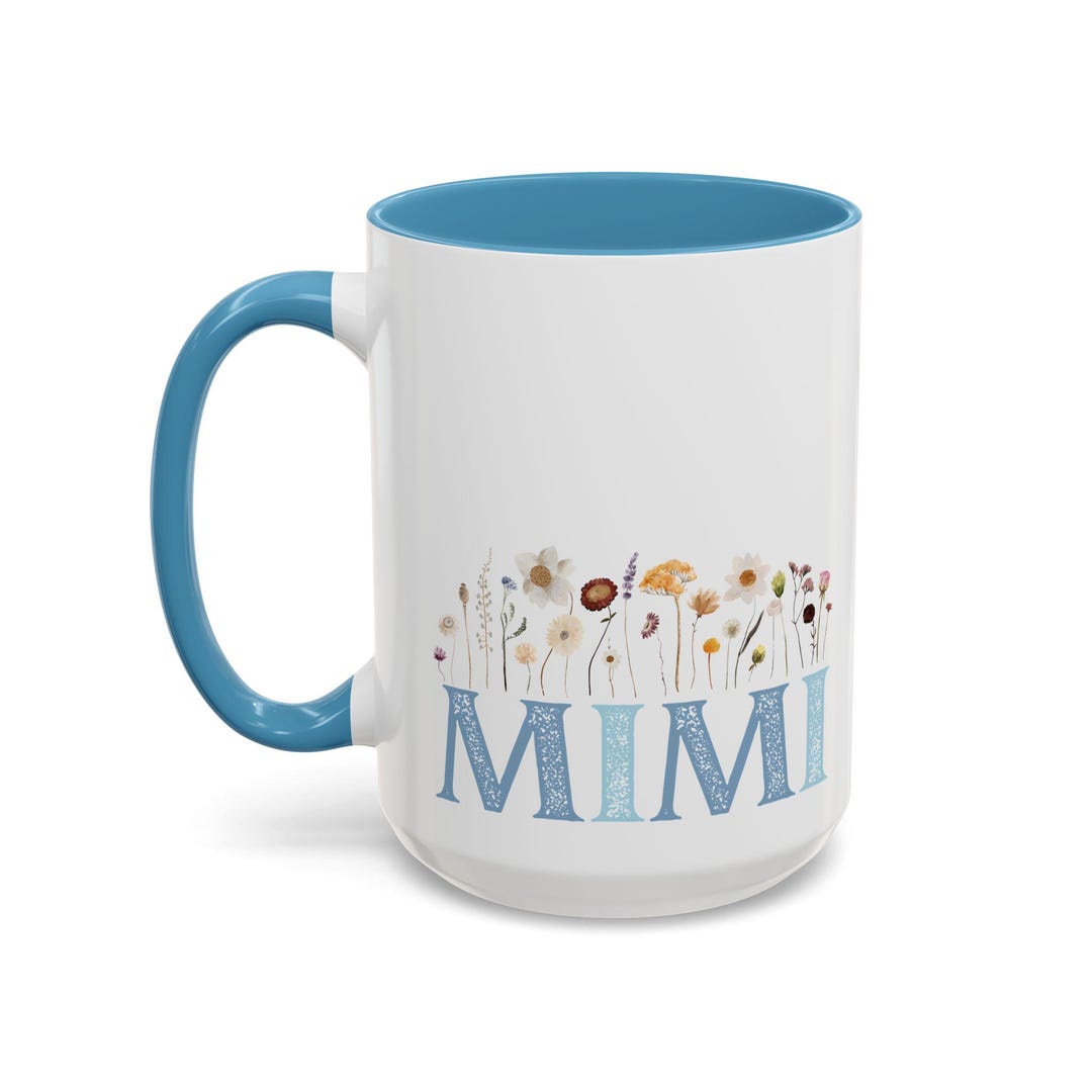 Mimi Accent Mug With Flowers, Grandma Gift, Mother's Day Present ...