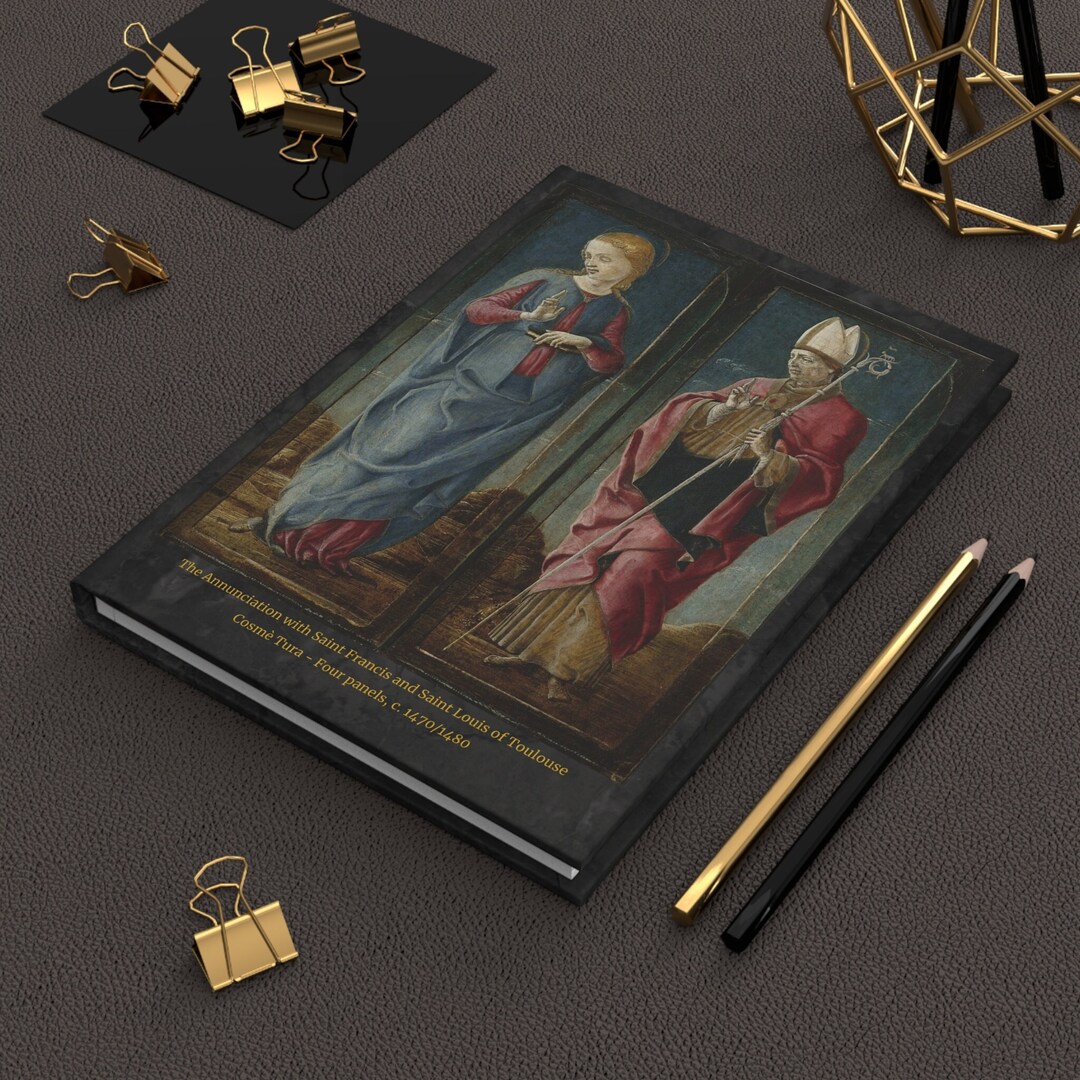 Hardcover Notebook | Lined Journal | the Annunciation Religious Panel ...