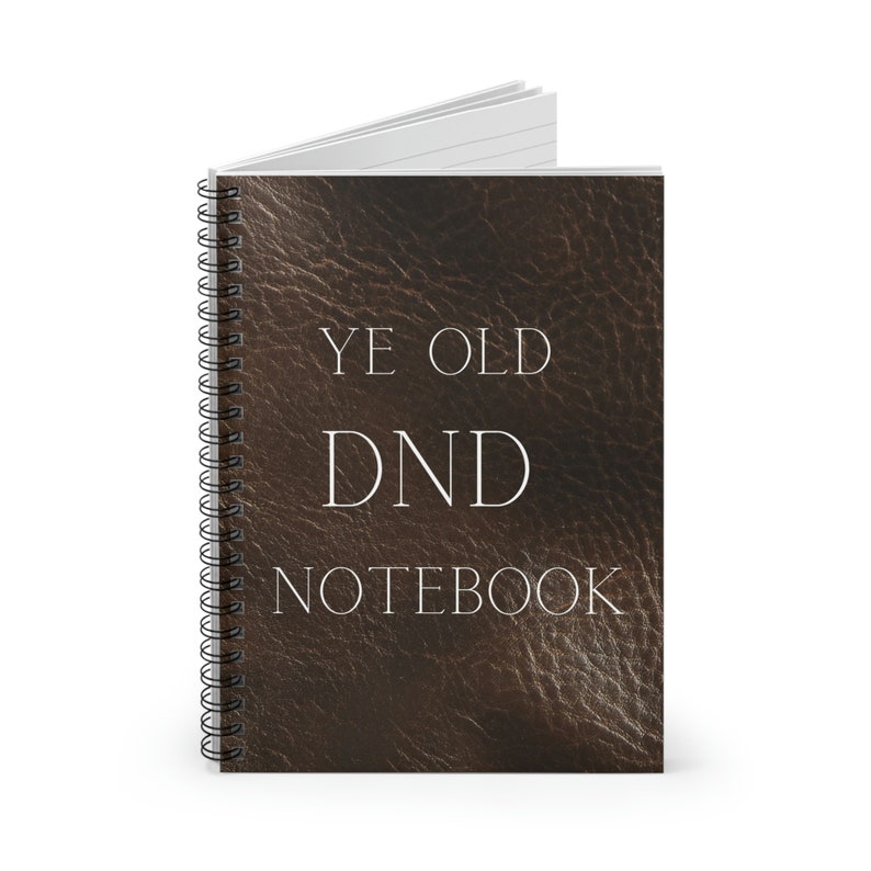 YE OLD DND Notebook - Spiral Notebook - Ruled Line - Etsy