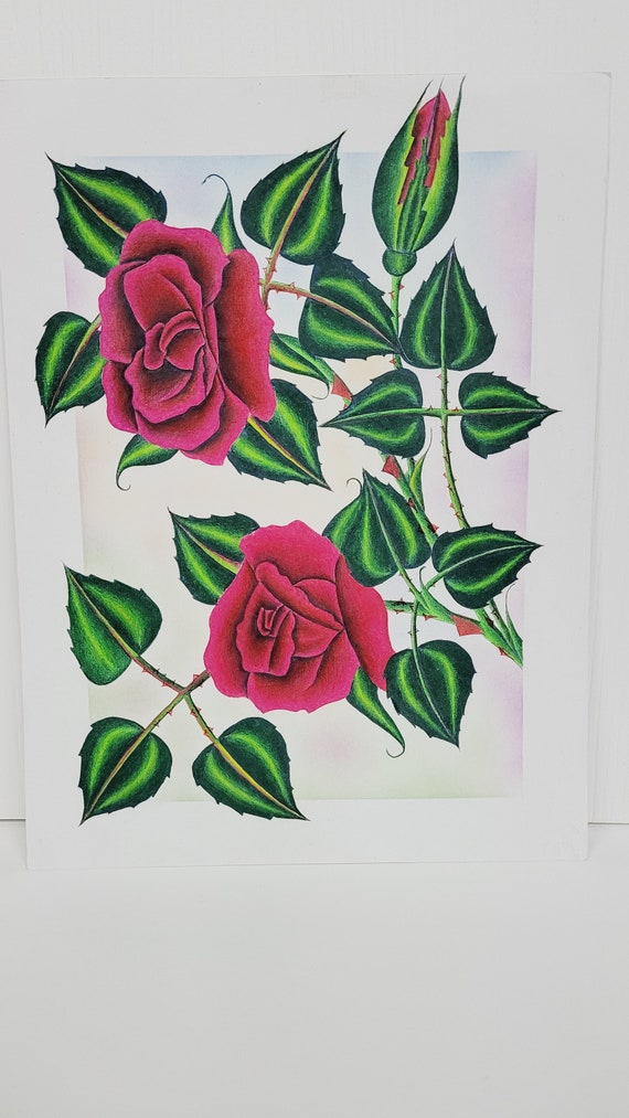 Prison Drawings Roses