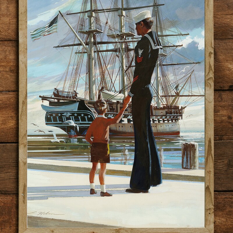 Navy Ship Poster - Etsy