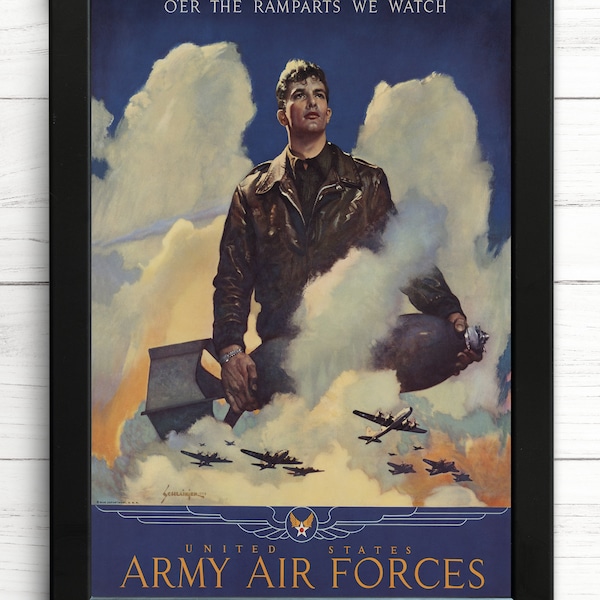 Air Force Poster Vintage - Etsy