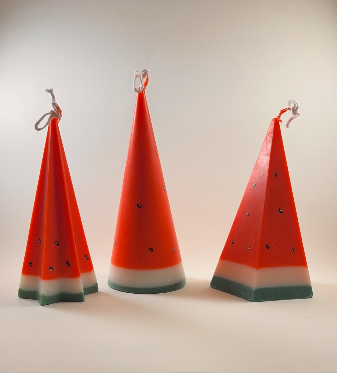 Watermelon Candle | Watermelon Birthday | Party Candles | Candles | Soy ...