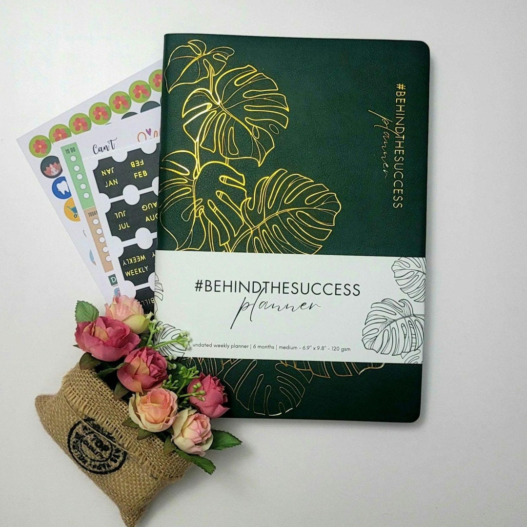 2026 BEST Productivity Planner: 6-month Goal Setting, Green & Gold - Etsy