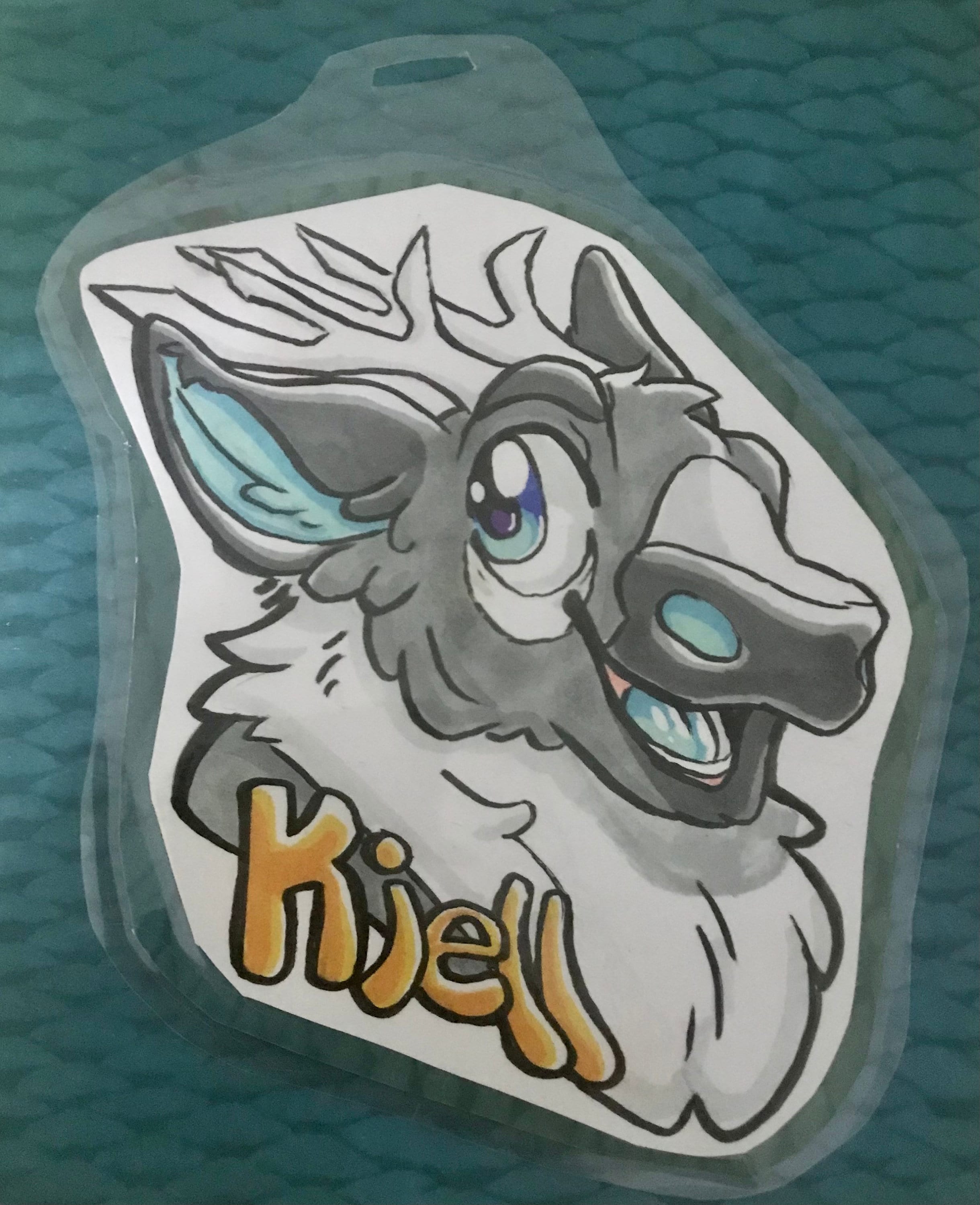 Custom Traditional Fursona Badge - Etsy