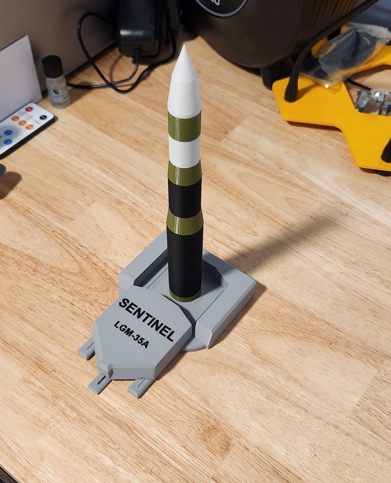 Sentinel ICBM Carbon Fiber Decorative Model - Etsy