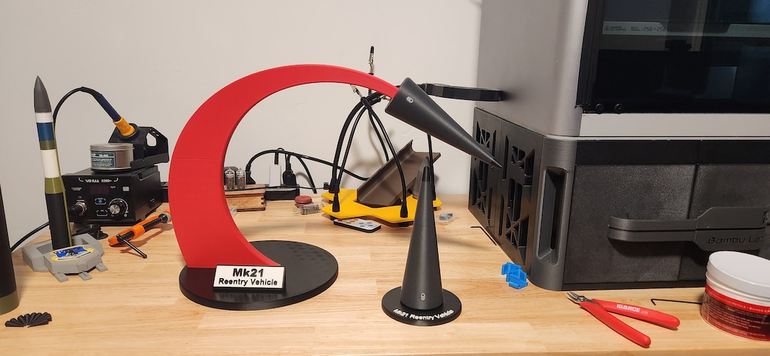 Carbon Fiber Mk21 Reentry Vehicle 3D Print - Etsy