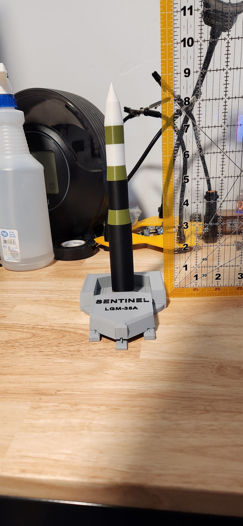 Sentinel LGM-35A ICBM Carbon Fiber Decorative Model - Etsy