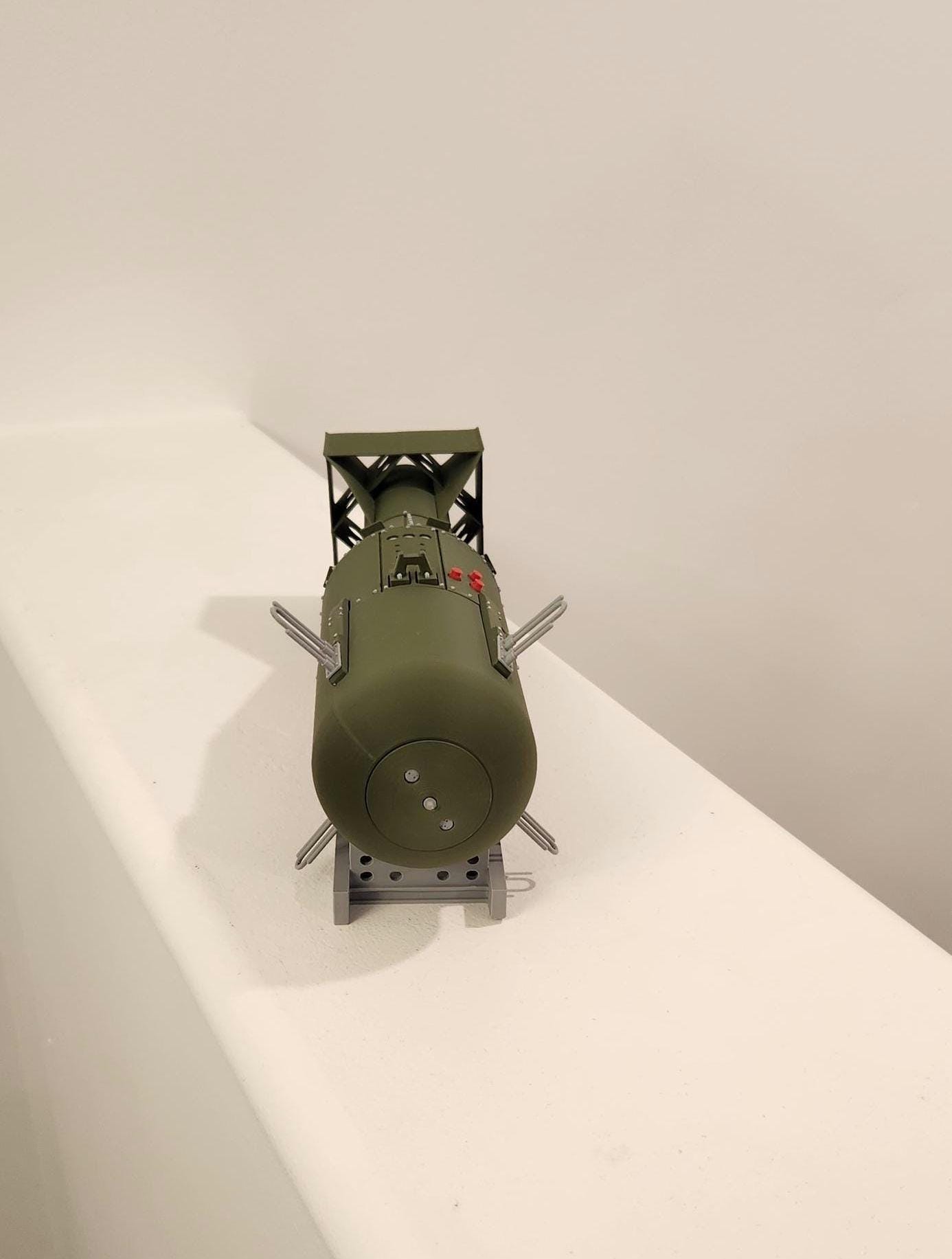 Little Boy Nuclear Bomb 3D Printed Model - Etsy