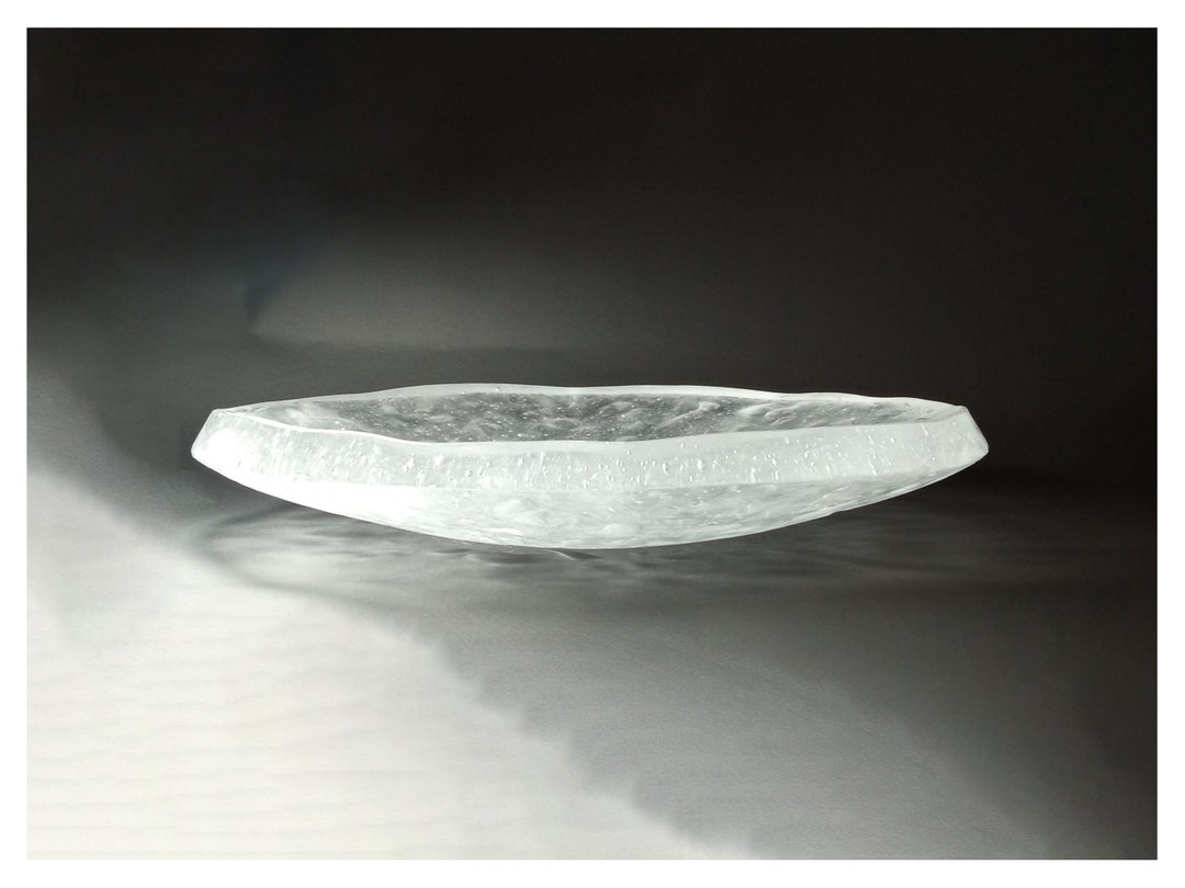 Handmade Unique Glass Plate, Fruit Bowl - Luxury Design - Interior ...