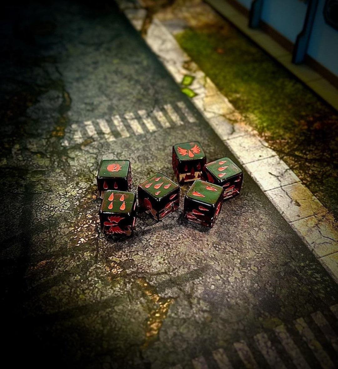 16mm Blood Angels Custom Dice 40k set of 20 - Etsy