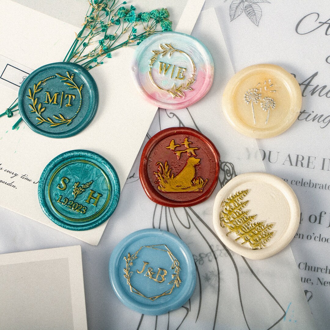 Personalized Initials & Name Wax Seal Custom Logo Stamp for - Etsy