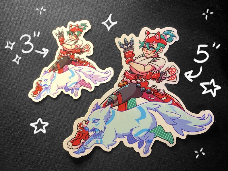 Overwatch Kiriko Sticker Fox Spirit Sticker Kitsune - Etsy