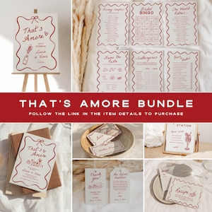 That's Amore Engagement Party Welcome Sign, Engagement Party ...