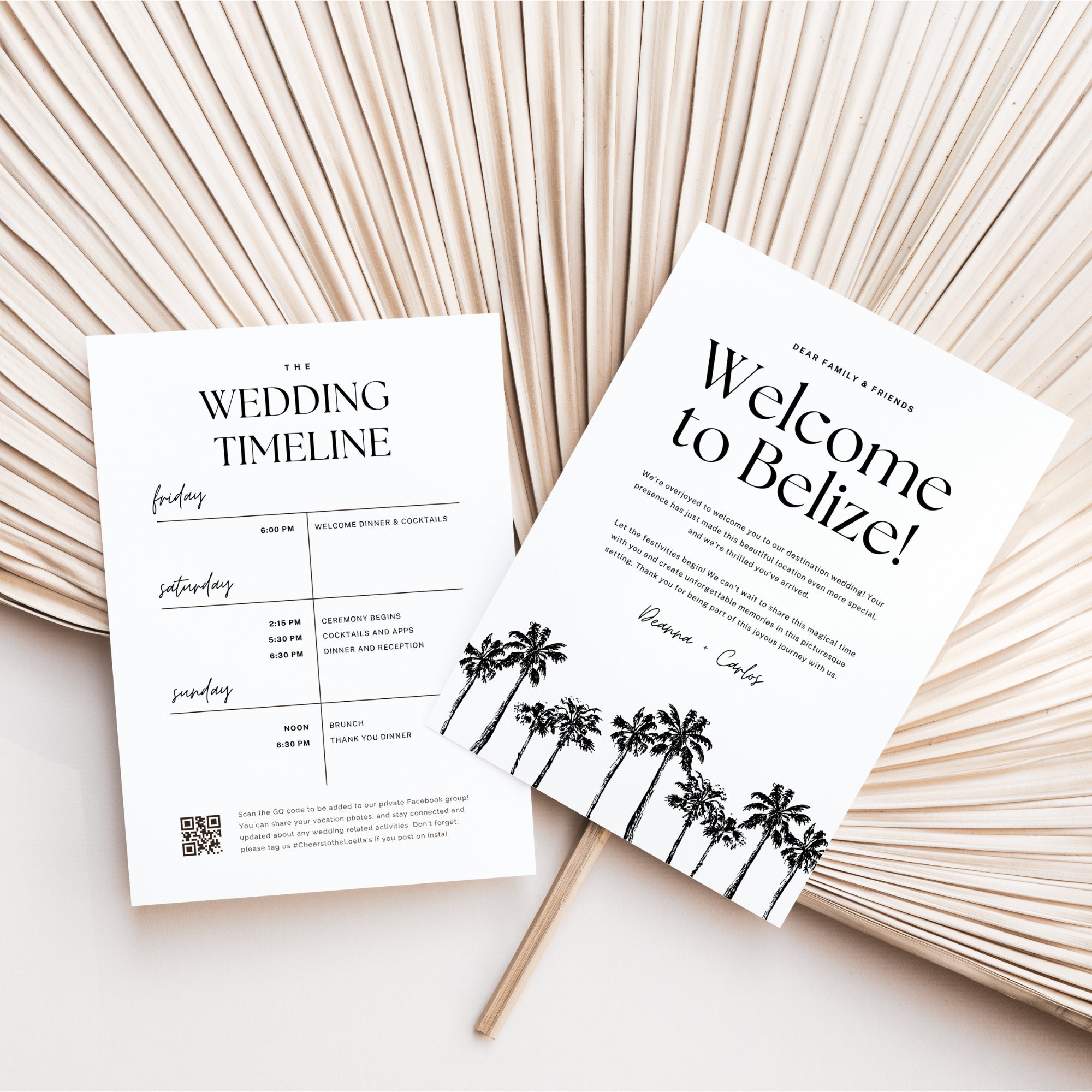Wedding Welcome Letter, Destination Wedding Itinerary, Travel Itinerary ...
