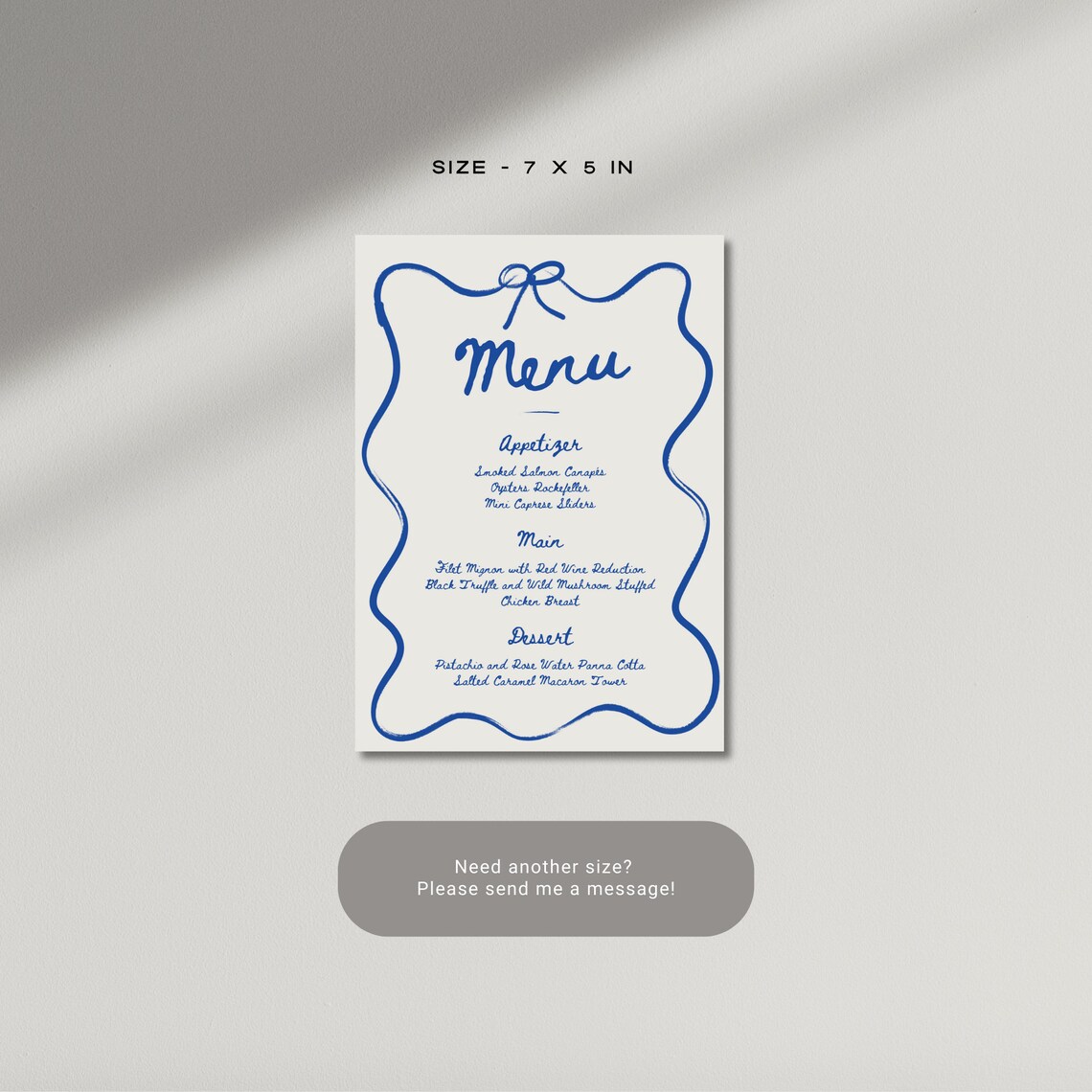 Rehearsal Dinner Menu, Buffet Menu Template, Food Menu Template, Bar ...