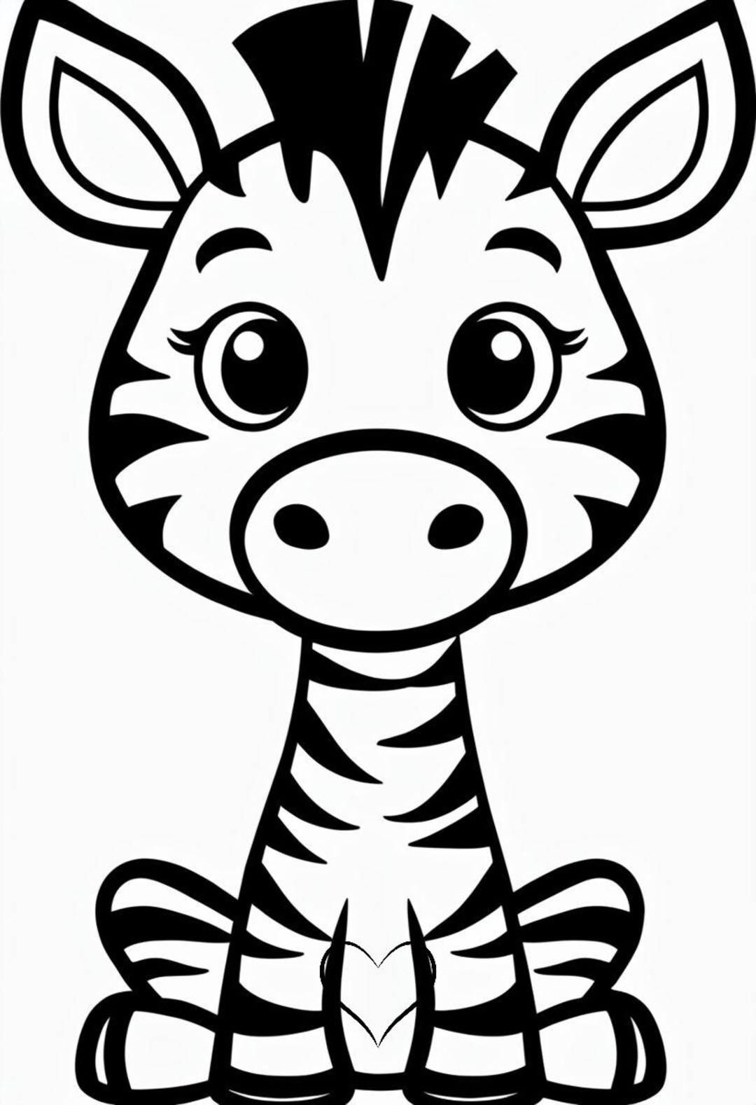 Zoo Animal Coloring Pages for Kids – Cute Safari Animals Printable ...