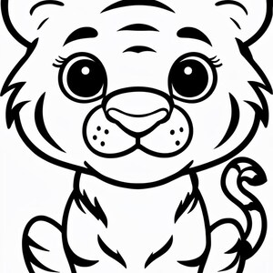 Zoo Animal Coloring Pages for Kids – Cute Safari Animals Printable ...