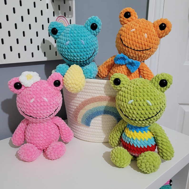 Jelly Frog Crochet Pattern, Plushie, Amigurumi, Animal Crochet Pattern ...