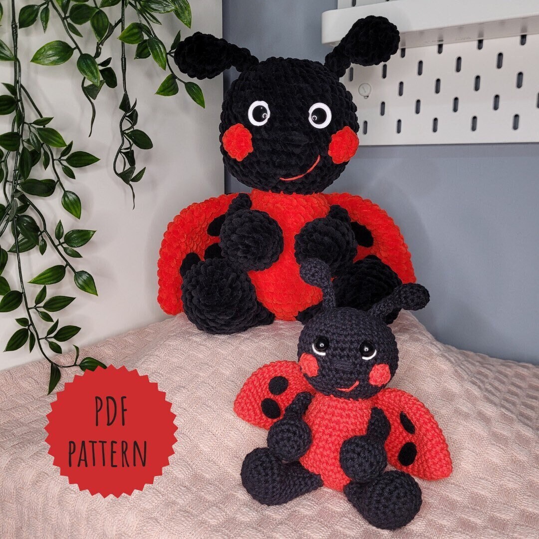Ladybug Crochet Pattern - Amigurumi Pattern, Ladybug, Crochet, Pdf ...