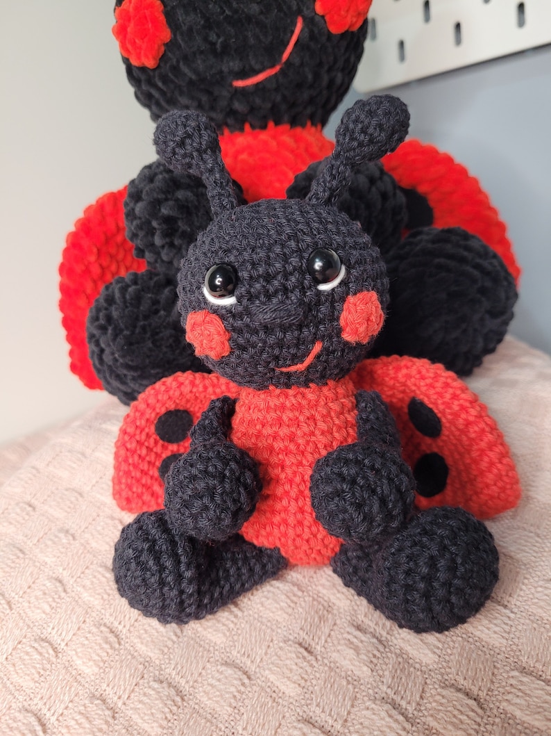 Ladybug Crochet Pattern - Amigurumi Pattern, Ladybug, Crochet, Pdf ...
