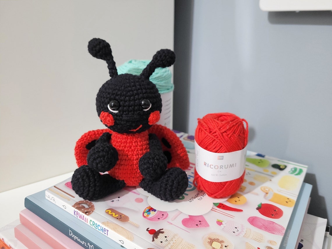 Ladybug Crochet Pattern Amigurumi Pattern, Ladybug, Crochet, Pdf ...